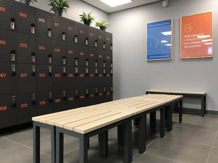 Lockers completos e design com estilo, segurança e inovação.